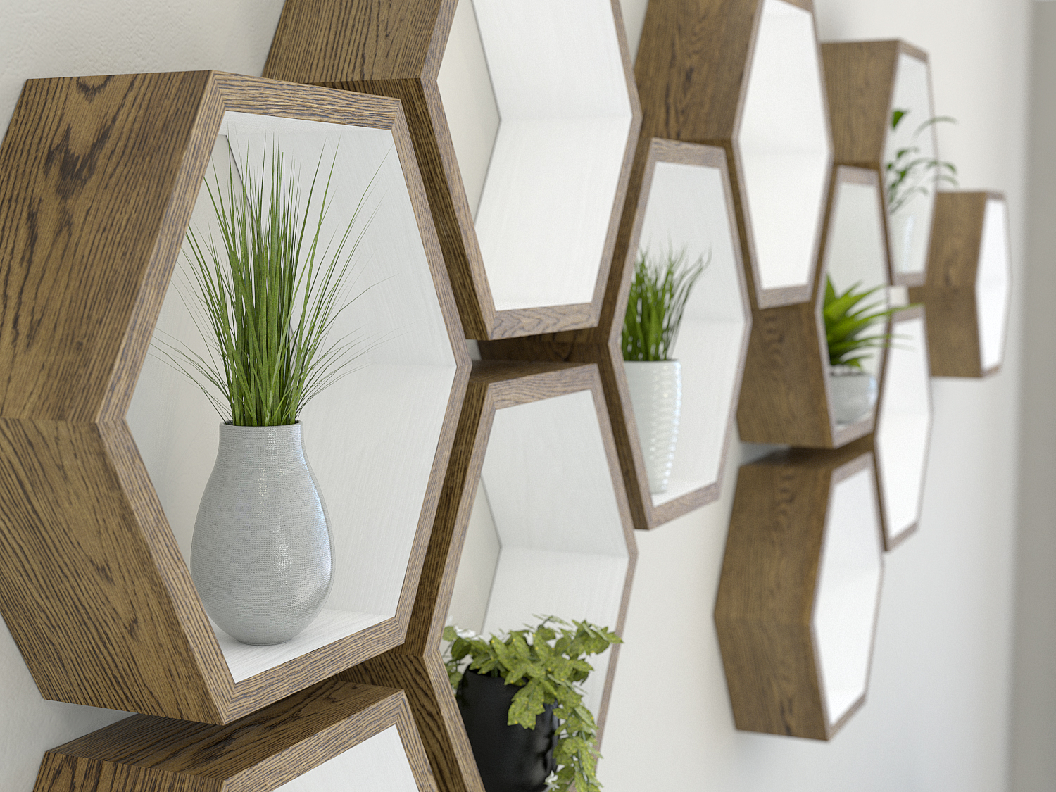 Hexagon Shelves | Honeycomb Shelves | White Hexagon Shelf Hexagon Shelves | Honeycomb Shelves | White Hexagon Shelf
